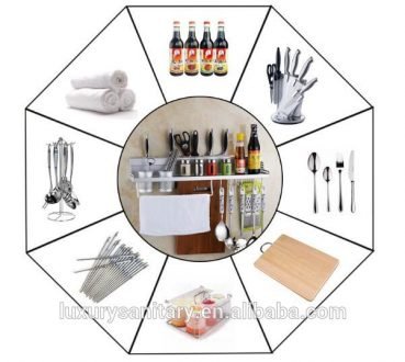 wall mounted aluminum kitchen rack – The Cosy Bedding Kenya