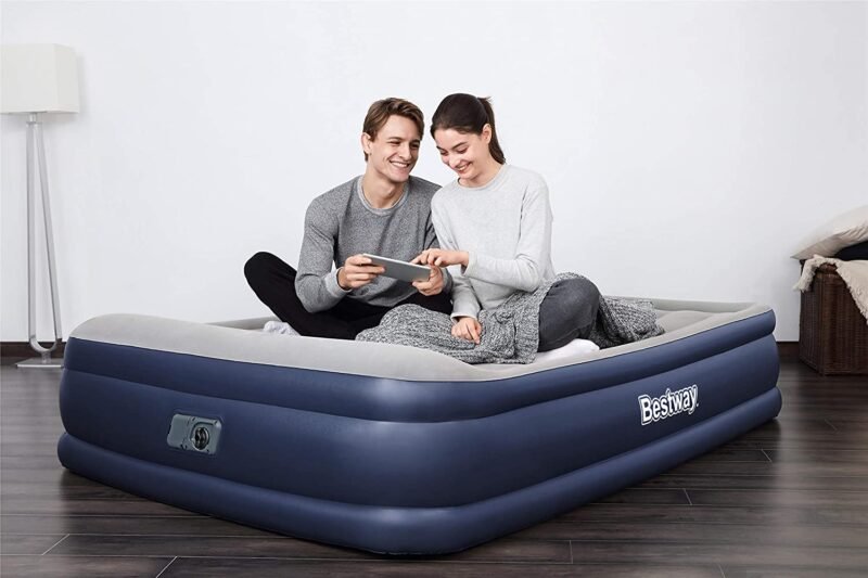 Double inflatable mattress with inbuilt electric pump | The Cosy ...