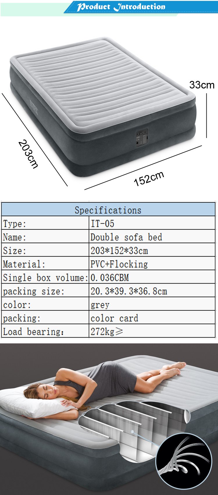 Intex Double inflatable mattress – The Cosy Bedding Kenya